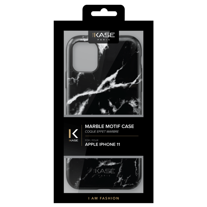 Coque effet marbré pour Apple iPhone 11, Noir Marquina | Apple iPhone ...
