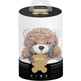 Batterie Externe Power Bear, 5200 mAh, Café | The Kase