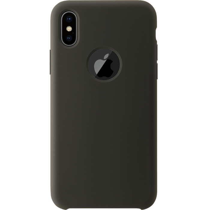Coque en gel de silicone doux pour Apple iPhone X, Vert olive foncé ...